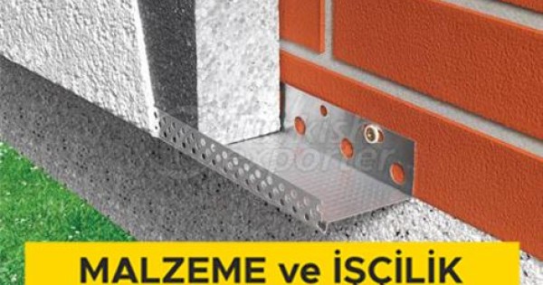 3 cm ile 5 cm arası mantolama kalınlıkları için alüminyum su basman ...