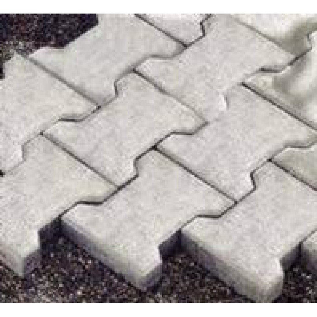 10 cm yüksekliğinde, her renk ve ebatta beyaz çimentolu beton parke ...