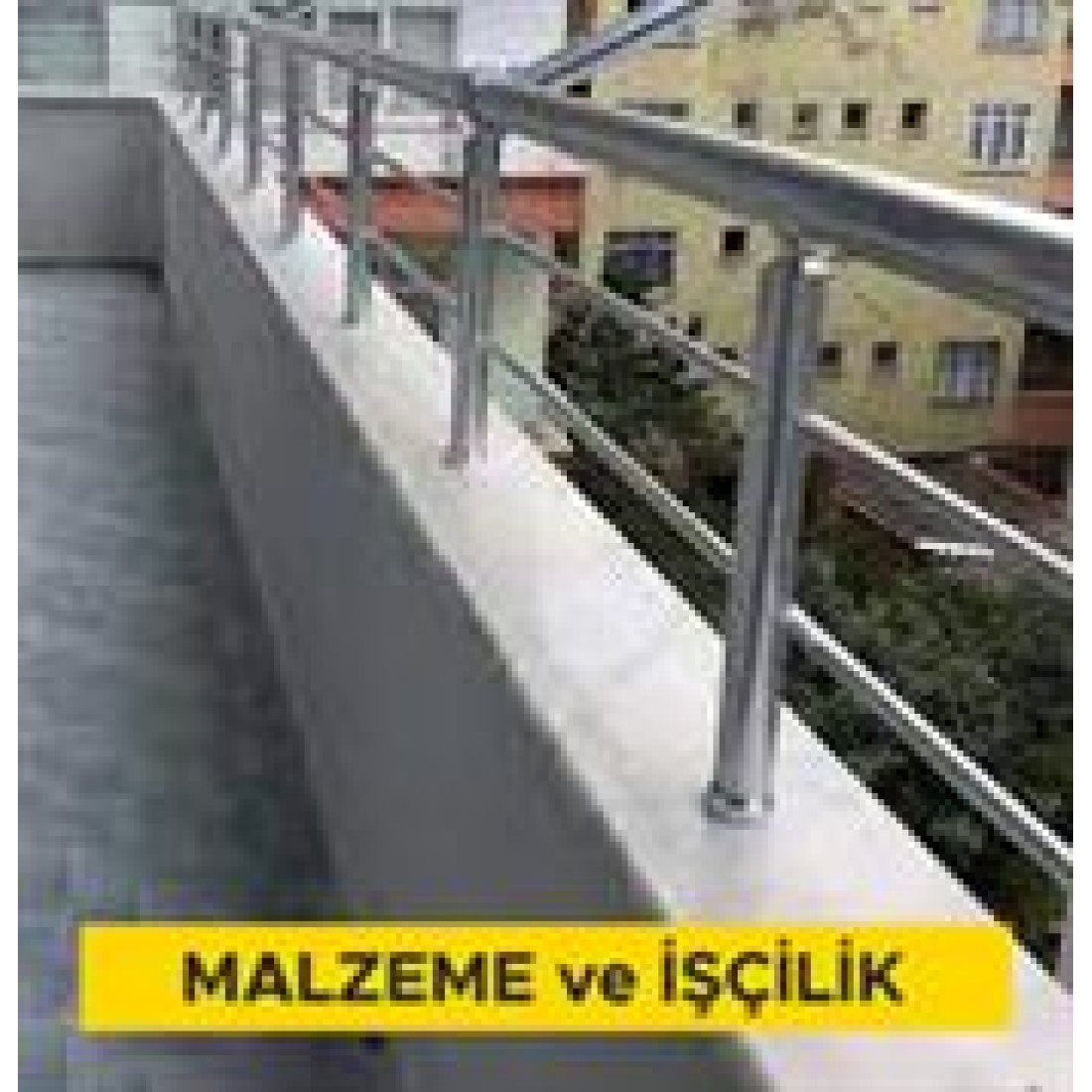 3 cm kalınlığında beyaz mermer levha ile parapet yapılması (3cmx30-40 ...