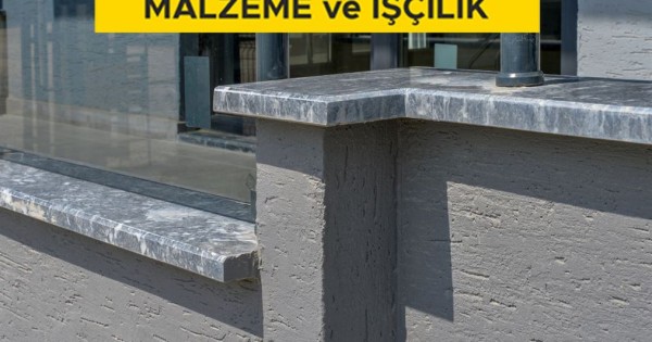 3 cm kalınlığında renkli mermer levha ile harpuşta yapılması (3cmx30-40 ...